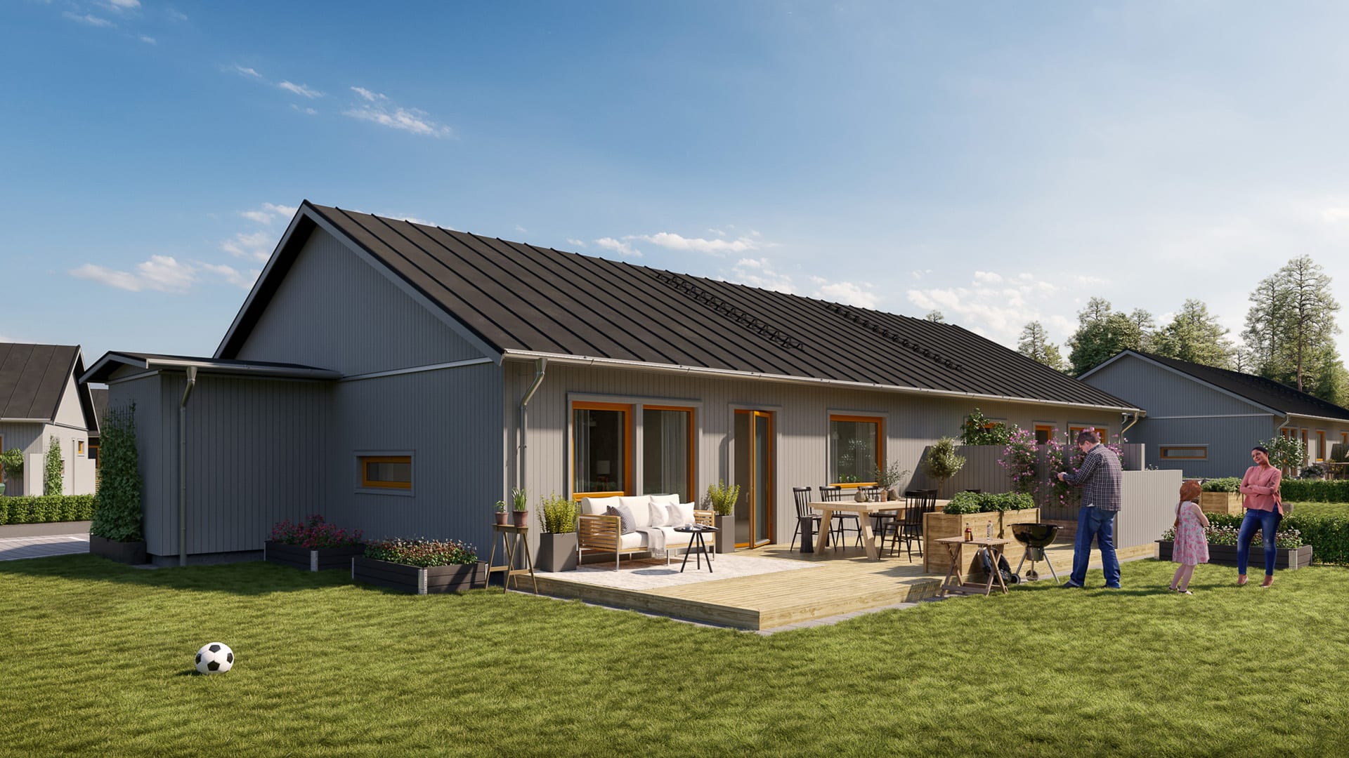 Nybyggda enplanshus i Saxnäs | OBOS